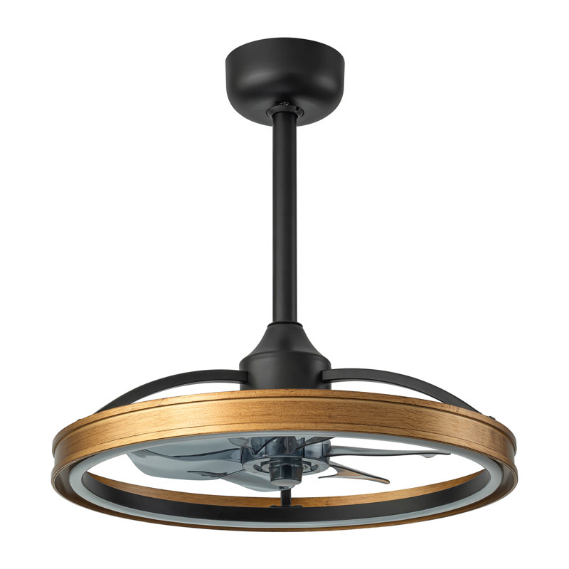 Wrought Studio™ Keetan 13.78'' Ceiling Fan with LED Lights | Wayfair