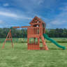 Backyard Discovery Atlantis Cedar Wood Swing Set with Wave Slide ...