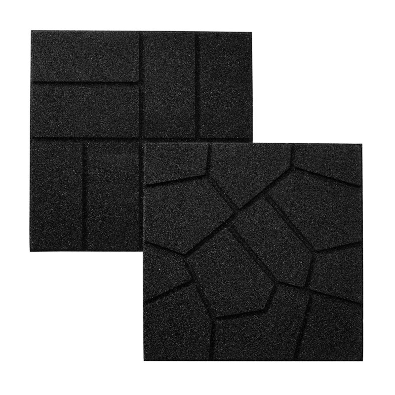 Rubberific 16'' x 16'' Rubber Paving Stone | Wayfair