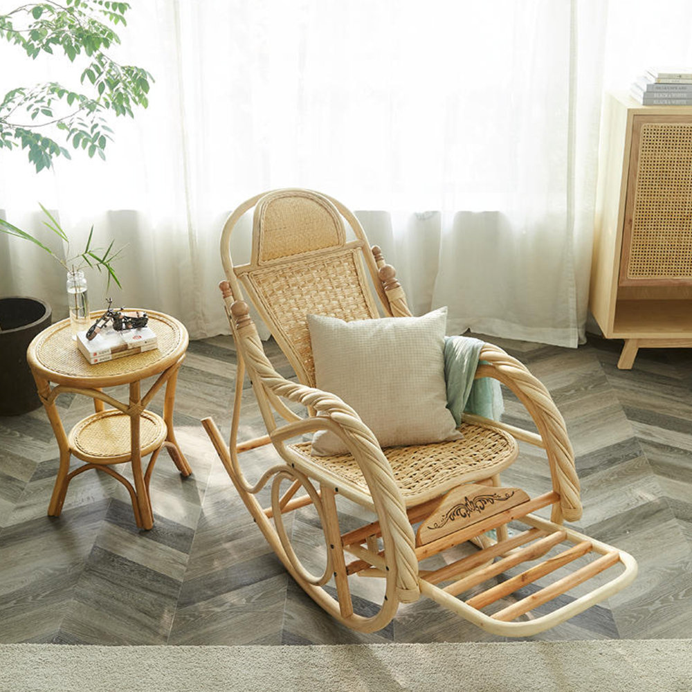 ChairVogue Rattan Woven Casual Fashion Home Rocking Chair Rocking Chair ...