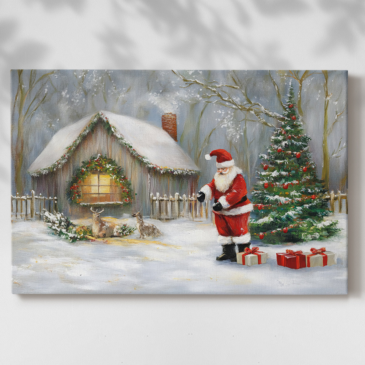 Ophelia & Co. Christmas Holiday Art III- Gallery Wrapped Canvas-XCIII ...