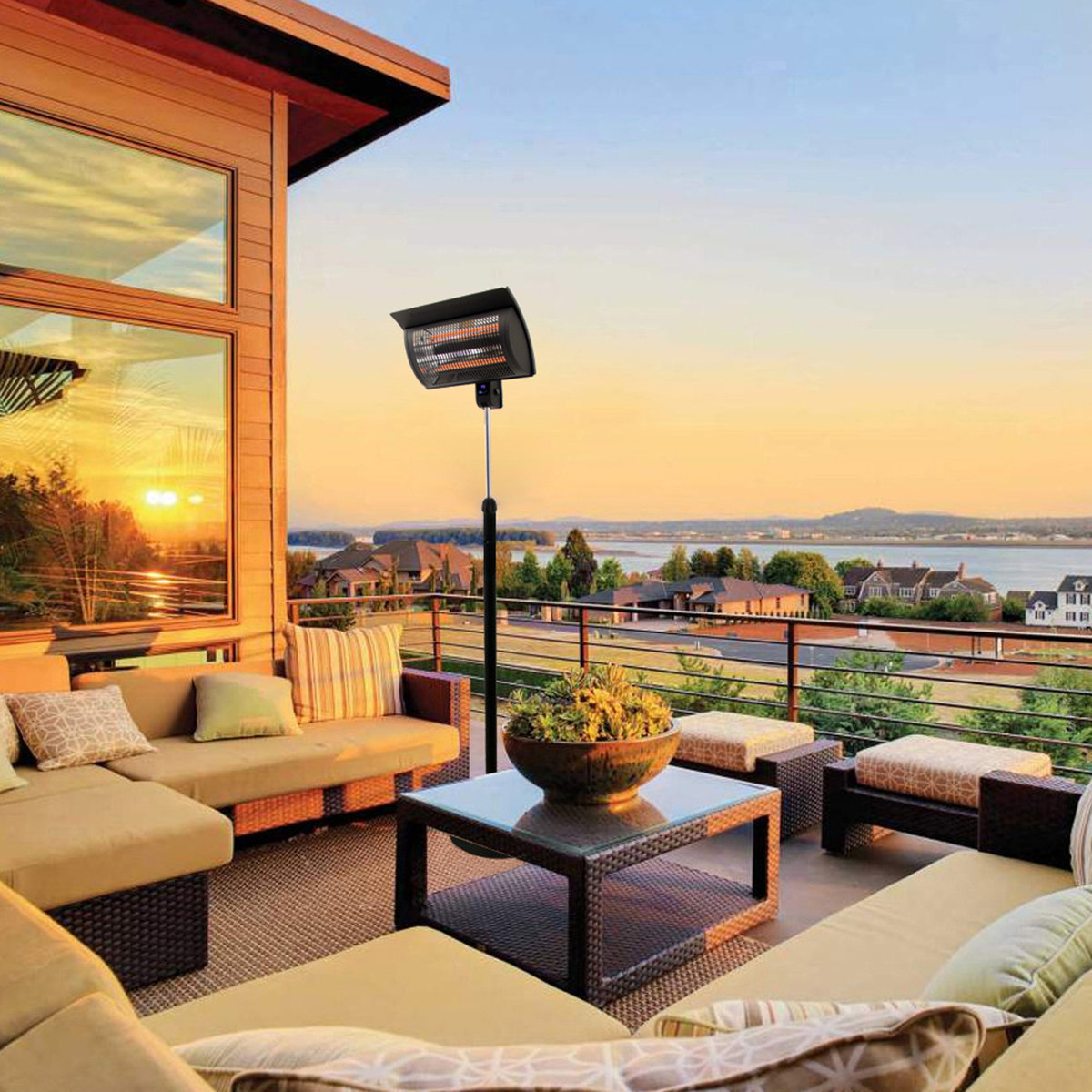 Westinghouse Infrared Electric Outdoor Heater - Pole Mounted | Wayfair