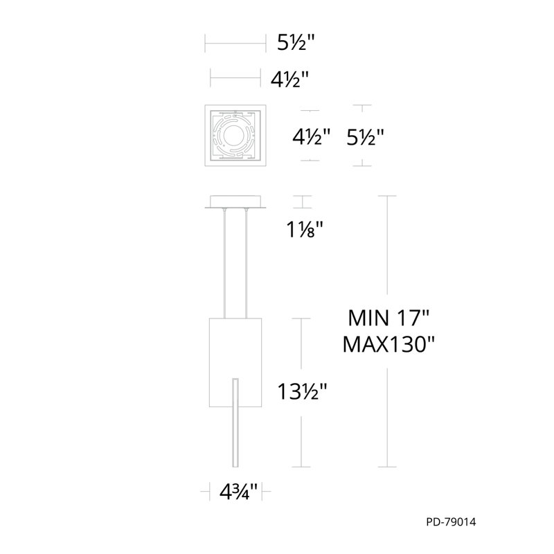 Modern Forms Amari 1 - Light Unique/Statement Square/Rectangle LED ...