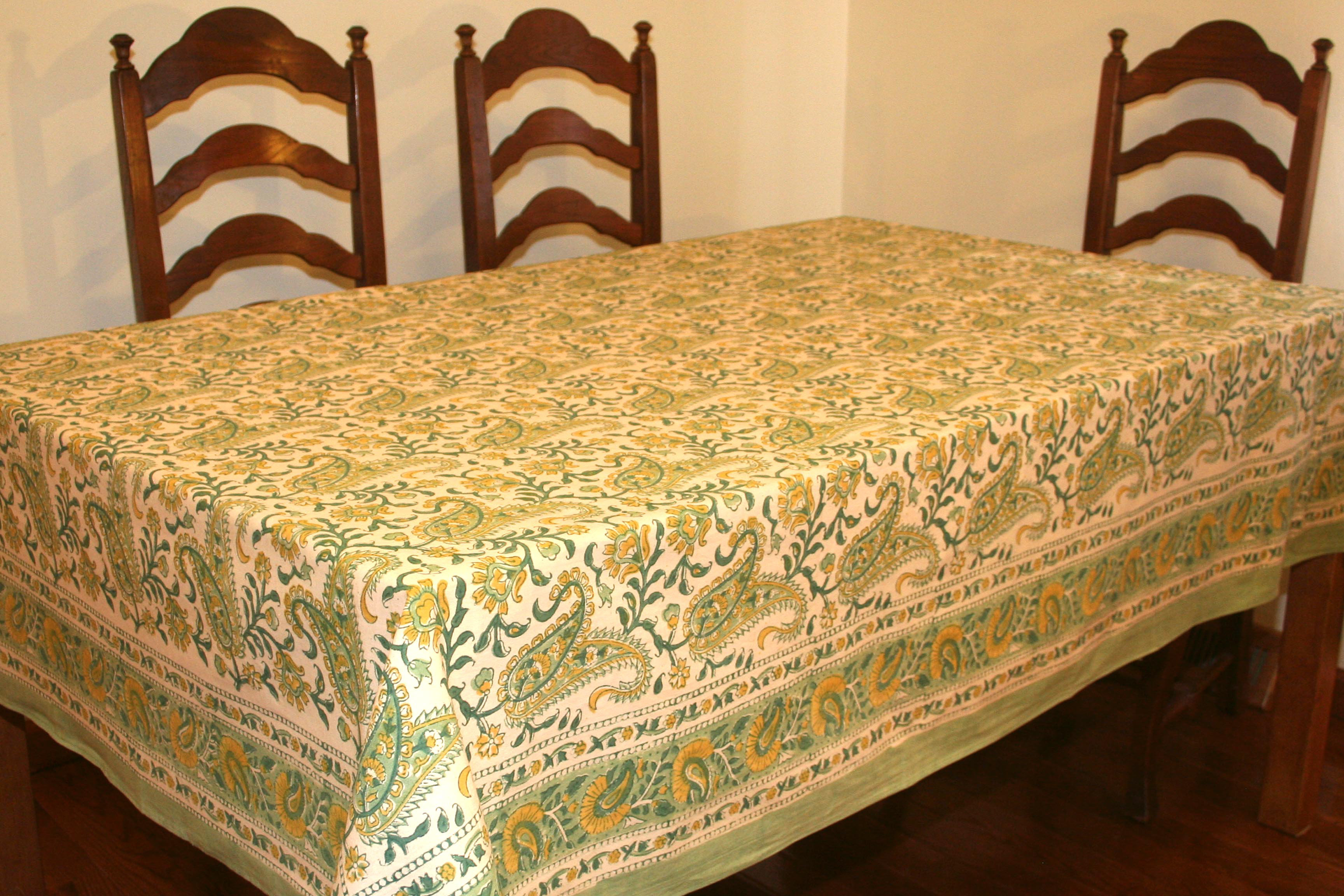 HOMESTEAD J.E.GARMIRIAN AND SON INC Rajasthan Paisley Tablecloth ...