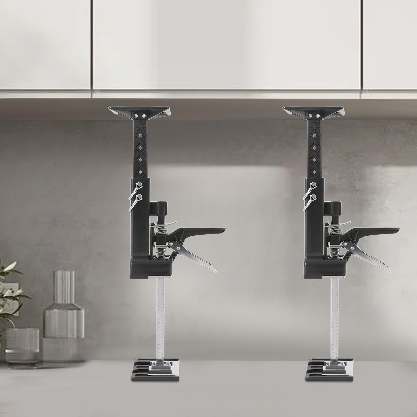 CNCEST A Pair Of Hanging Cabinet Installation Supports | Wayfair