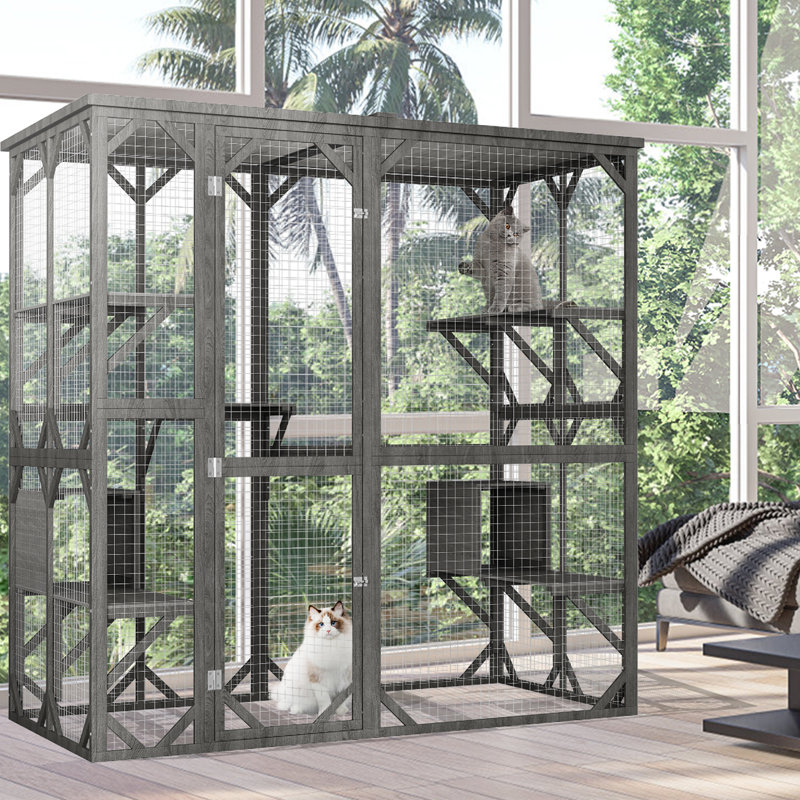 Tucker Murphy Pet™ Cat Playpen Outdoor Cat Enclosures & Reviews | Wayfair