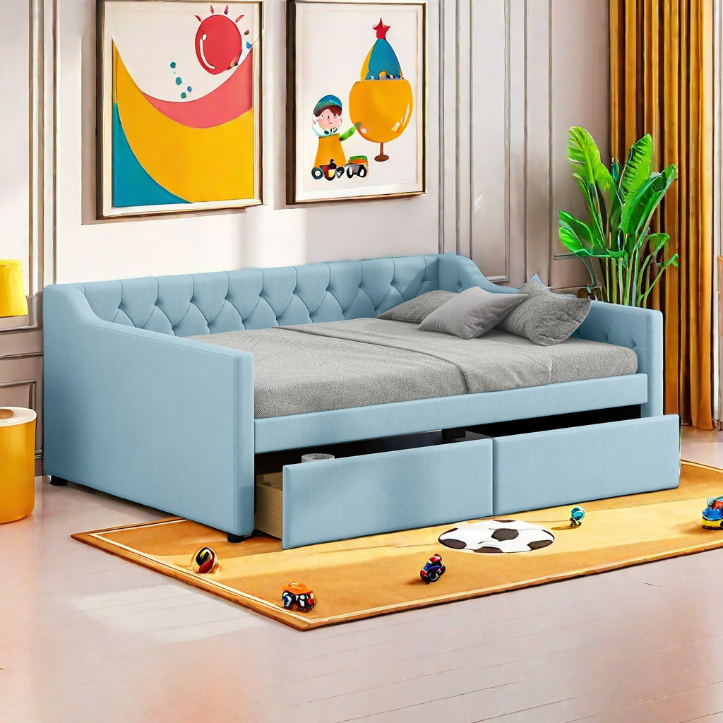 Lark Manor™ Breasya Upholstered Daybed | Wayfair