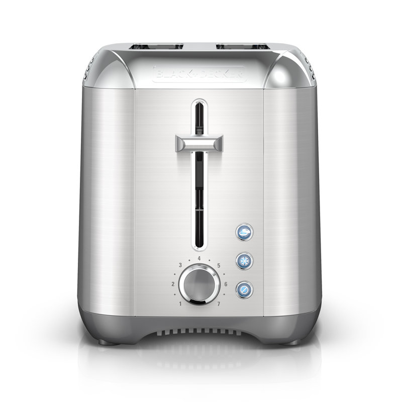 BLACK+DECKER TR3500SD Rapid Toast 2-Slice Toaster, Stainless Steel ...