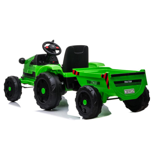 Ktaxon Kids Ride on Battery Powered Tractor and Construction Vehicle ...