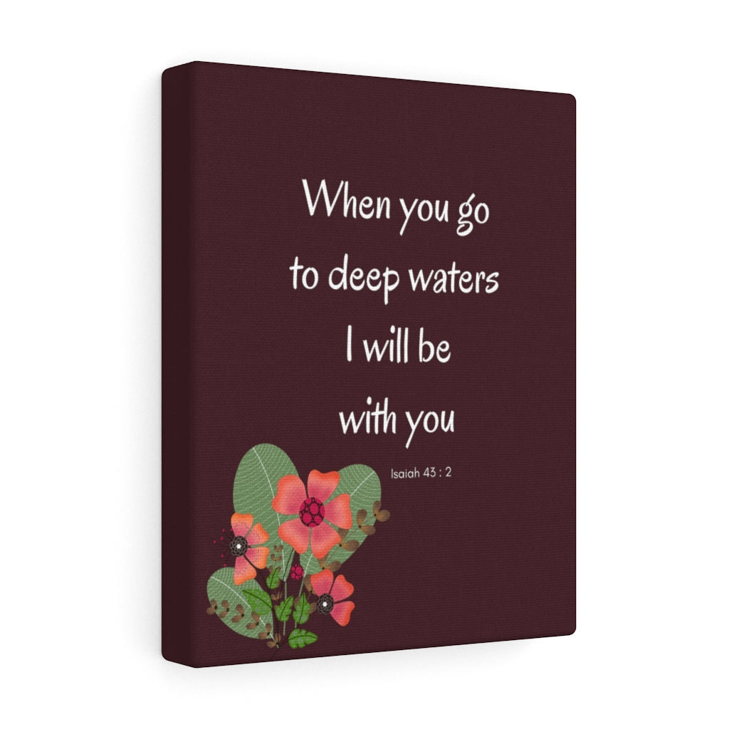 Trinx I Will Be With You Isaiah 43:2 Christian Wall Art Bible Verse ...