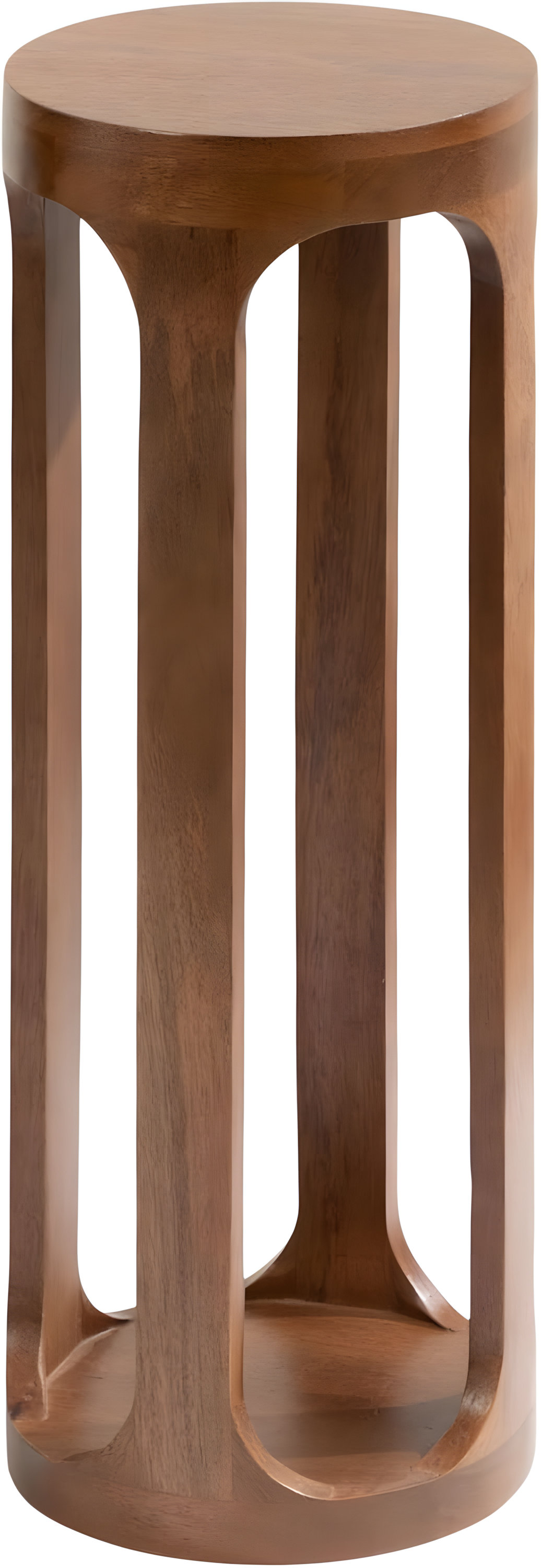 Corrigan Studio® Mid-Century Modern Wooden Round Accent Table ...