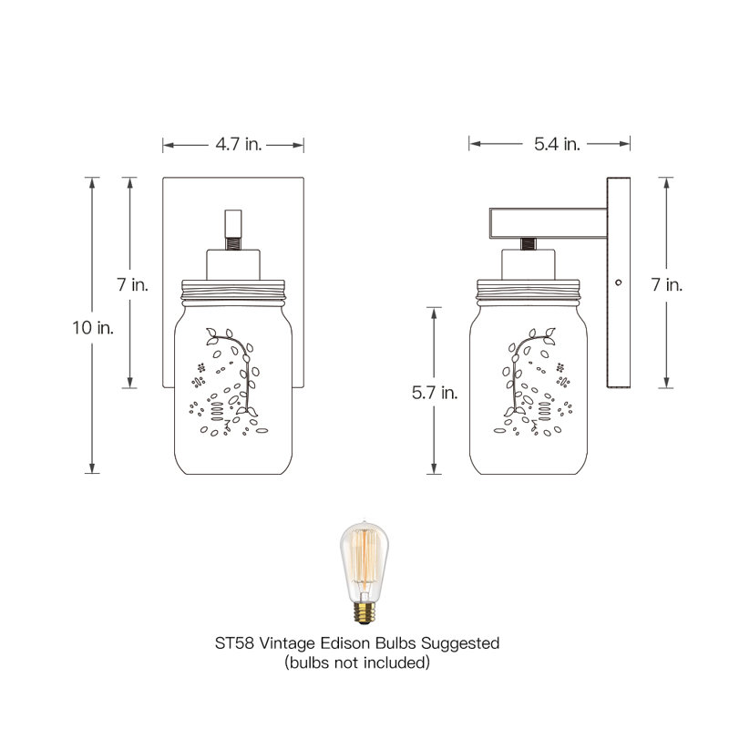 Laurel Foundry Modern Farmhouse Albie 1-light Black/wood Tone Rustic ...