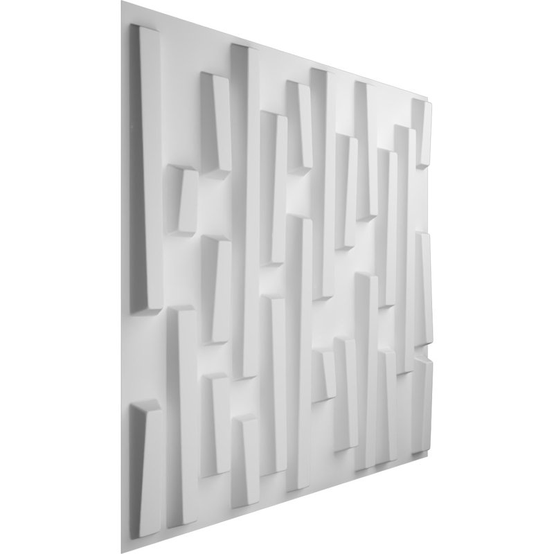 Ekena Millwork Staggered Brick EnduraWall Decorative 3D Wall Panel ...