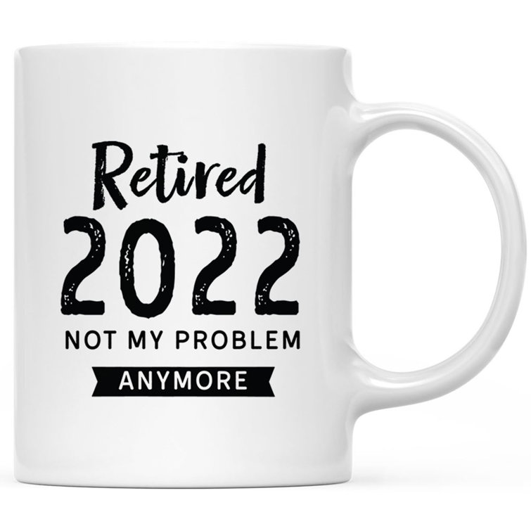 Bless international Custom Funny Retirement Coffee Mug, Retired Custom ...