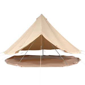 VEVOR Canvas Bell Tent 4-Season Camping Yurt Tent with Stove Jack ...