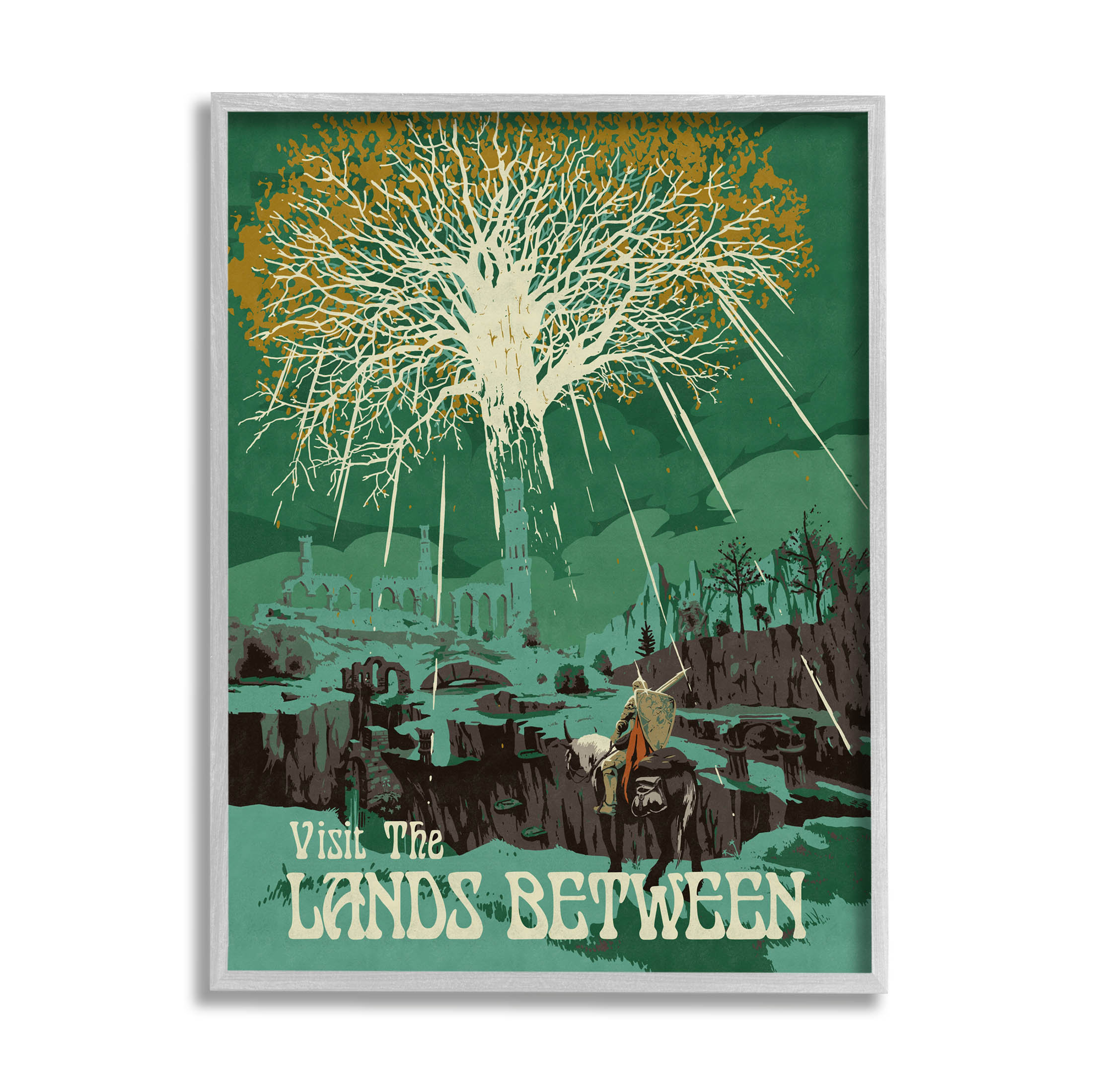 Stupell Industries Visit The Lands Between Scenery Giclee Art By ...