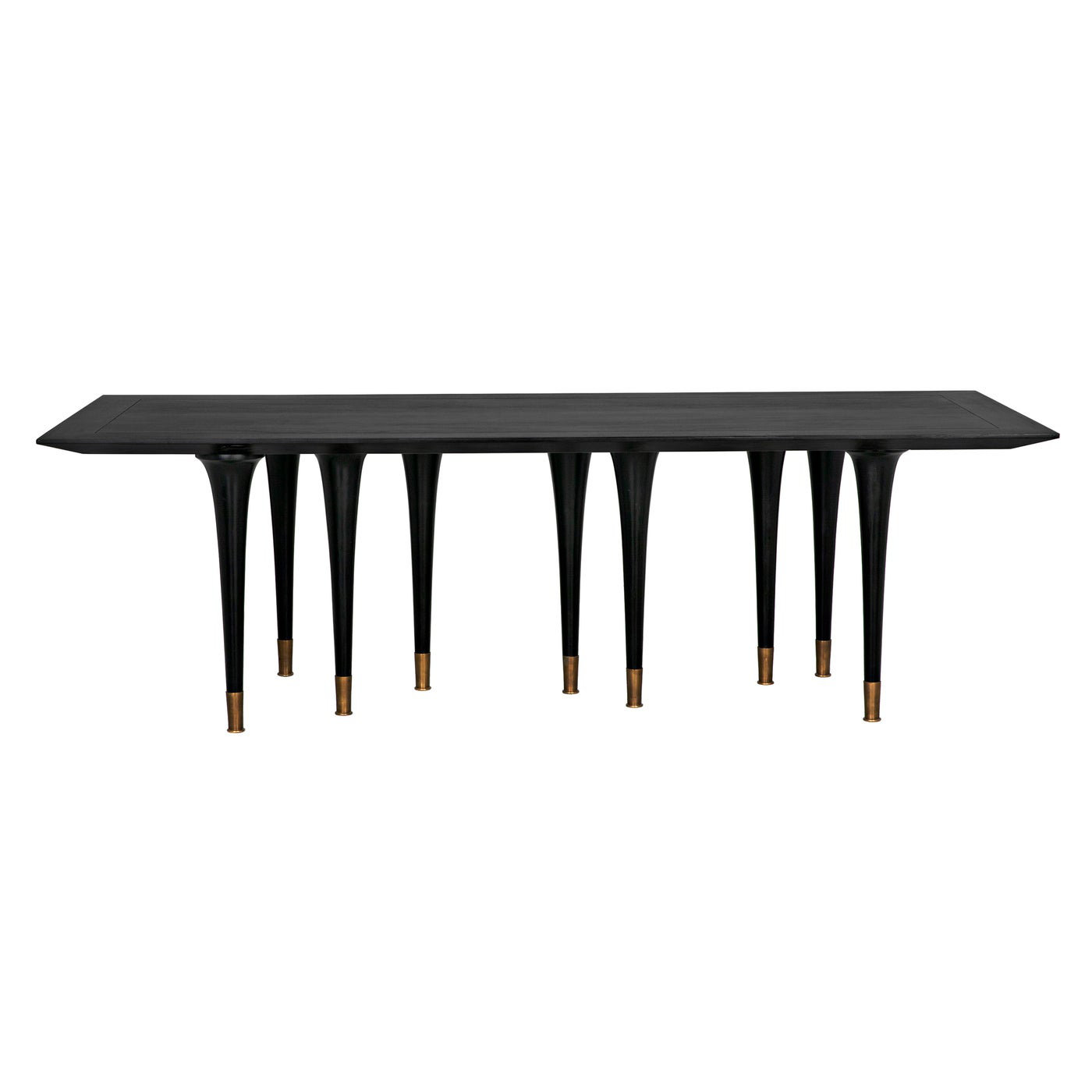 Noir Romeo 95" Mahogany Solid Wood Dining Table - Wayfair Canada