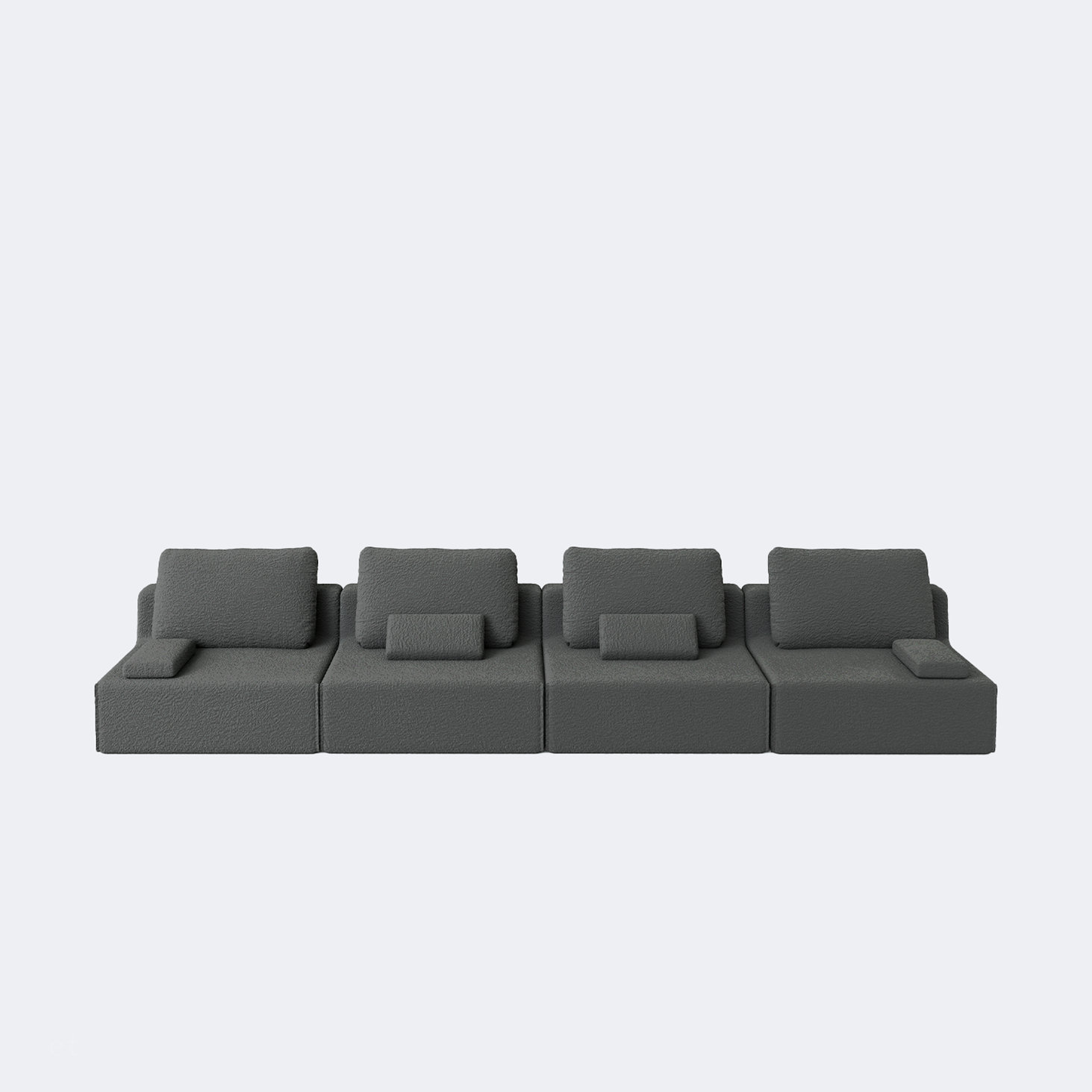 Ivy Bronx Oversized Modular Sectional Sofa,Luxury Boucle Floor Couch ...