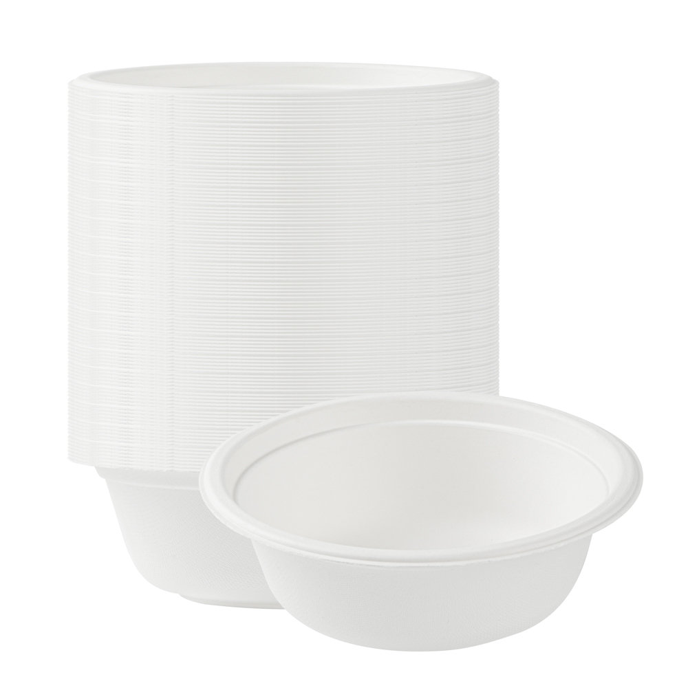 Restaurantware-Pulp Safe No PFAS Added 18 Ounce Salad Bowls, 100 ...