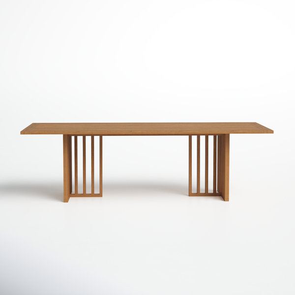 Joss & Main Lamesa 103.5'' Solid Oak Dining Table | Wayfair