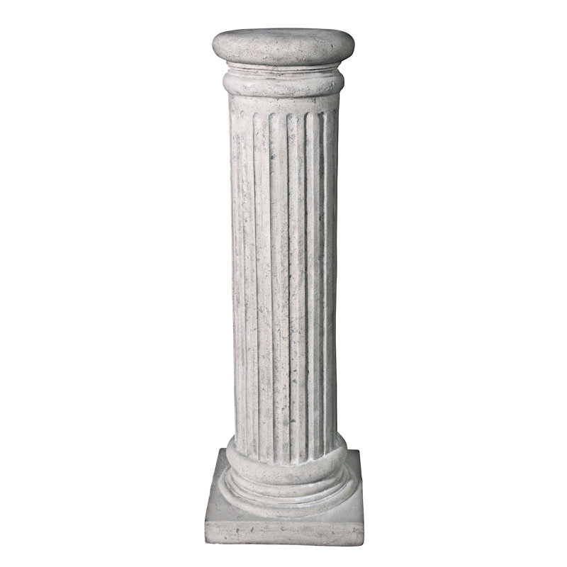 Design Toscano Classical Greek Fluted Pedestal & Reviews | Wayfair