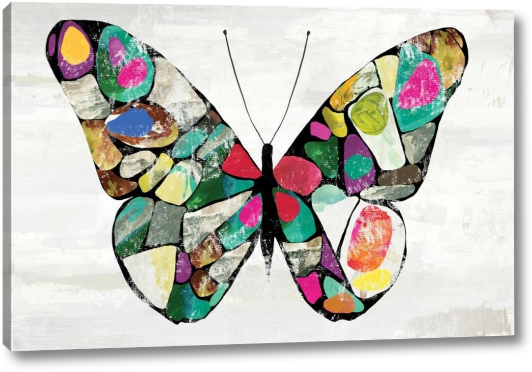 Ebern Designs 'Butterfly' by Aimee Wilson Giclee Art Print on Wrapped ...