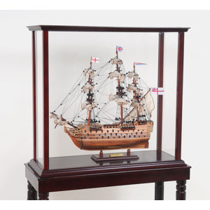 Old Modern Handicrafts Tall Ship Display Case & Reviews | Wayfair