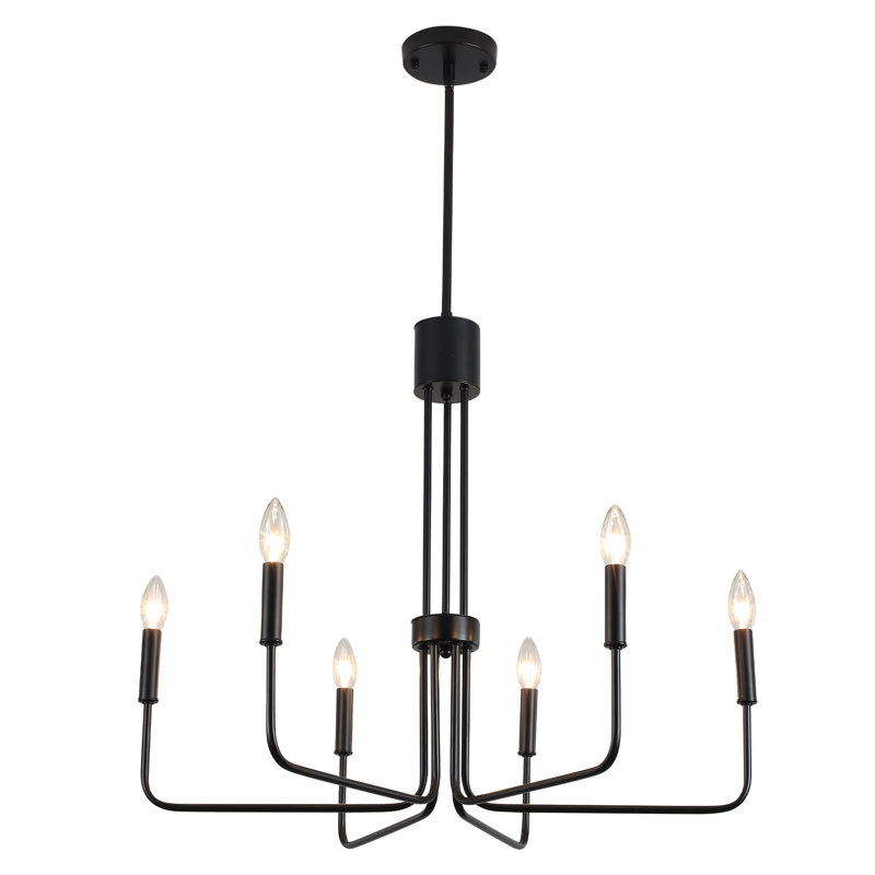 Gracie Oaks Velleda 6 / 8 - Light Modern Minimalist Candlestick Island ...