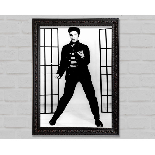 Bright Star Elvis Presley Jail House Rock - Single Picture Frame Print ...