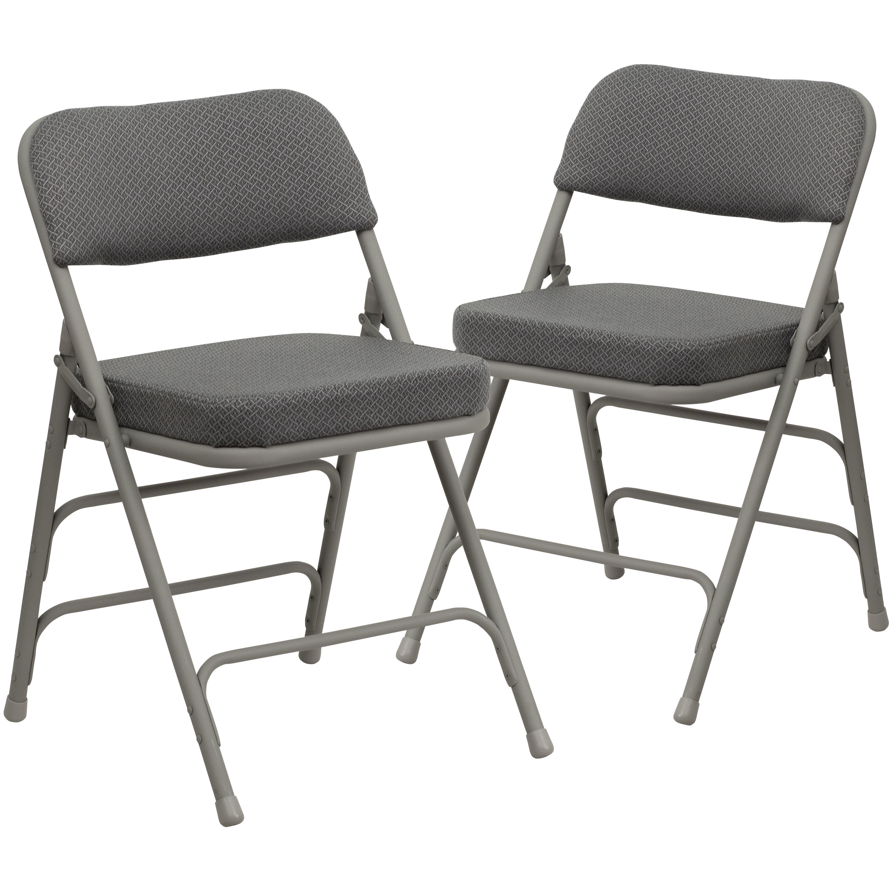 Inbox Zero Ivadelle Upholstered Metal Folding Event Chairs with Padded ...