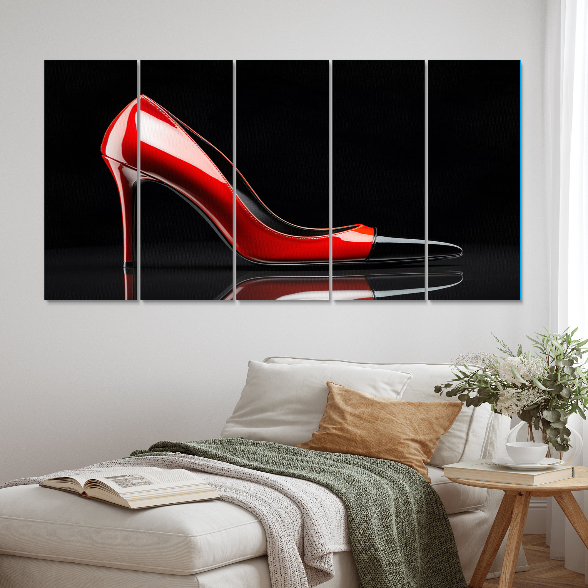 Mercer41 Fashion High Heels Sleek Silhouette II - Fashion Metal Wall ...