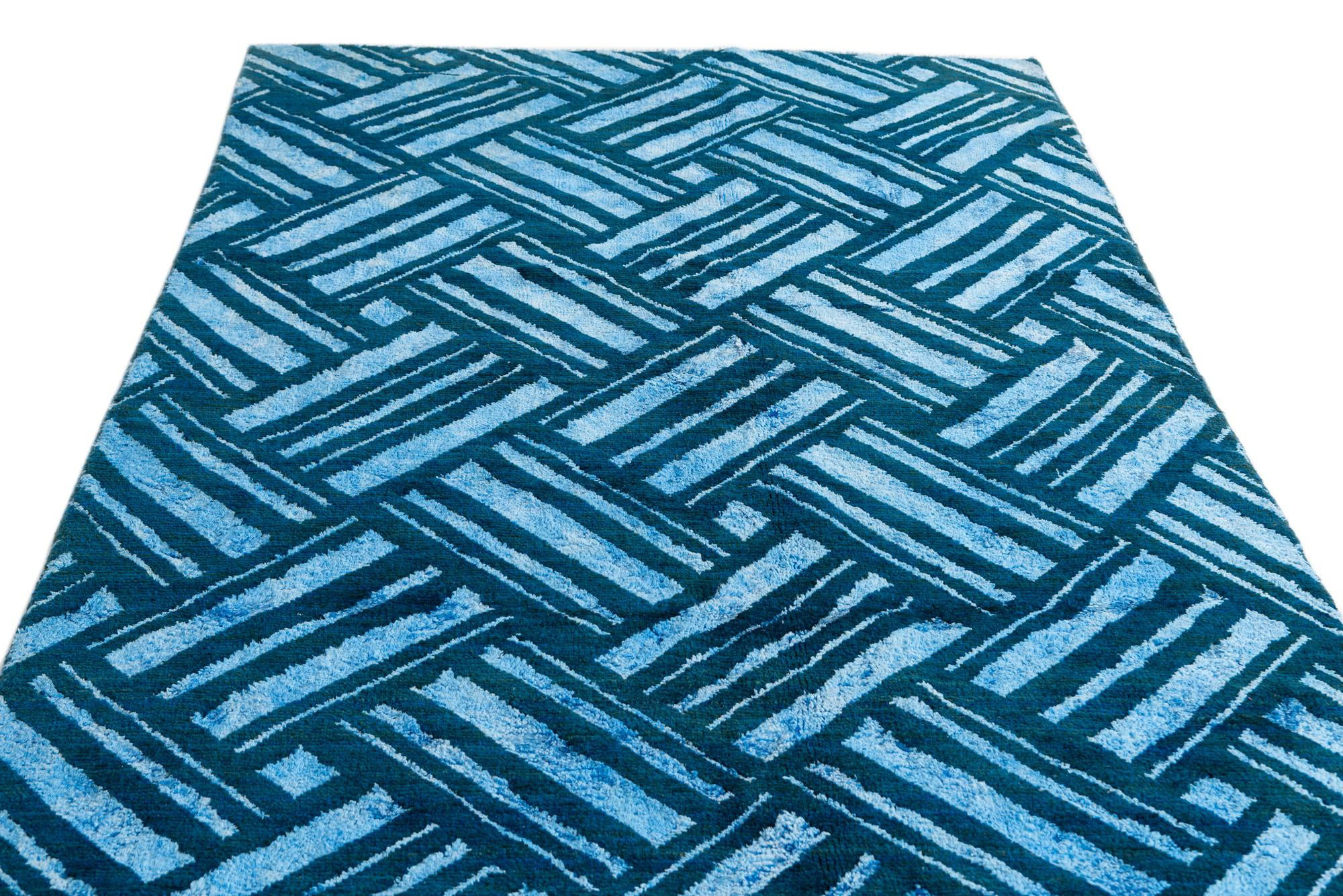 Isabelline Julian Blue Rug | Wayfair