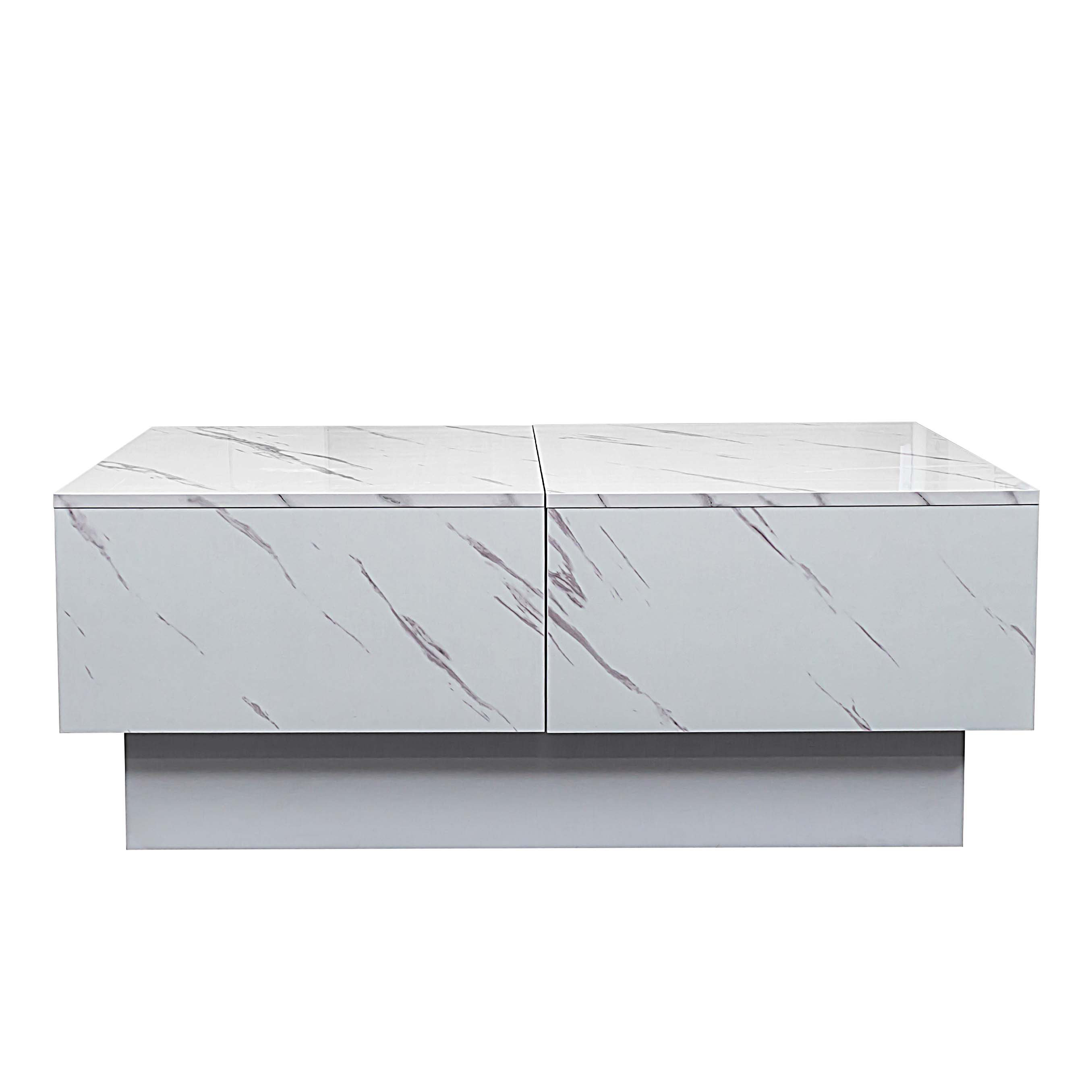 Ebern Designs Coffee Table with Sliding Tabletop, Center Table with ...