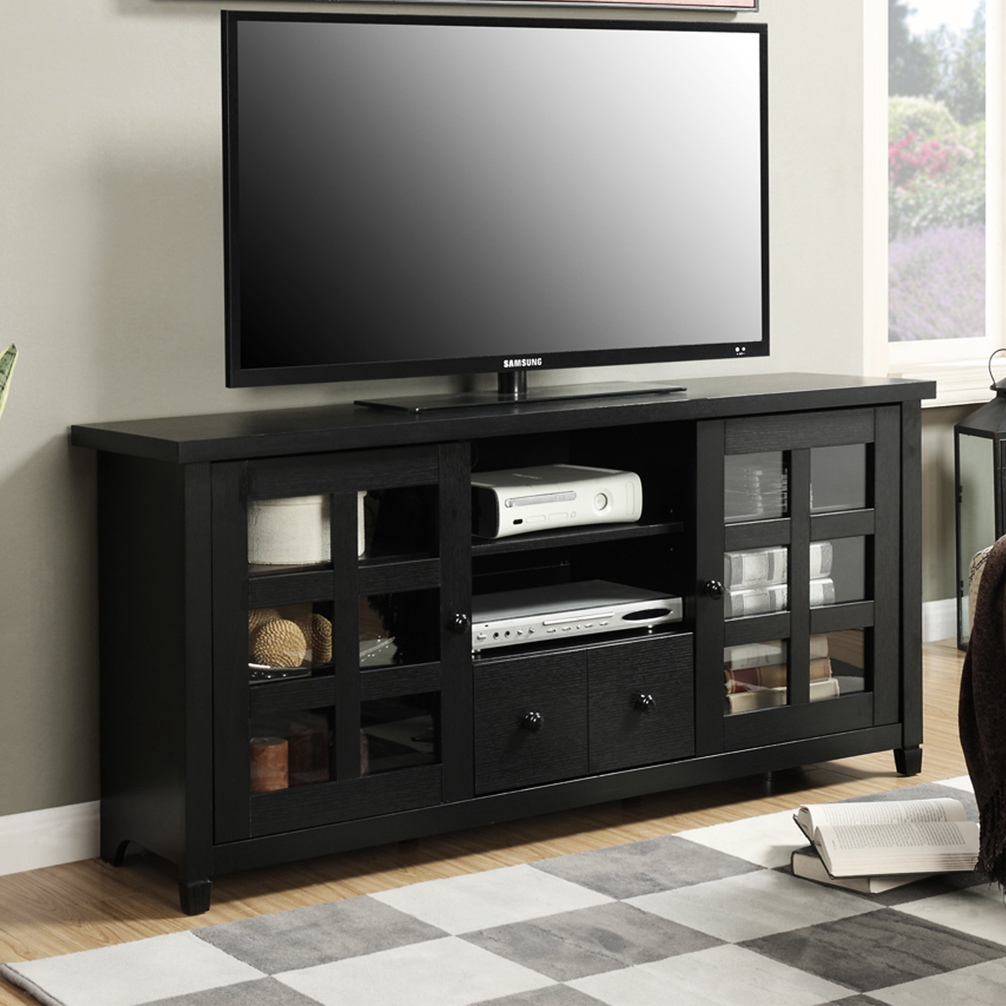 Red Barrel Studio® Riley 58.75'' Media Console & Reviews | Wayfair