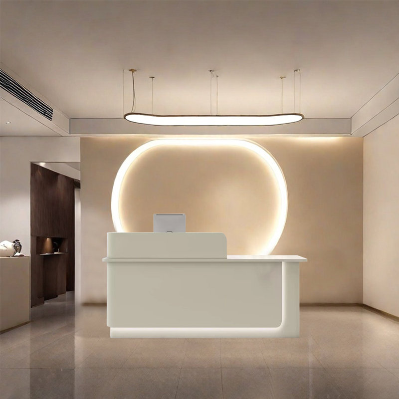 Artistic Soul XKX Premium Furniture Rectangular Modern Front Desk ...