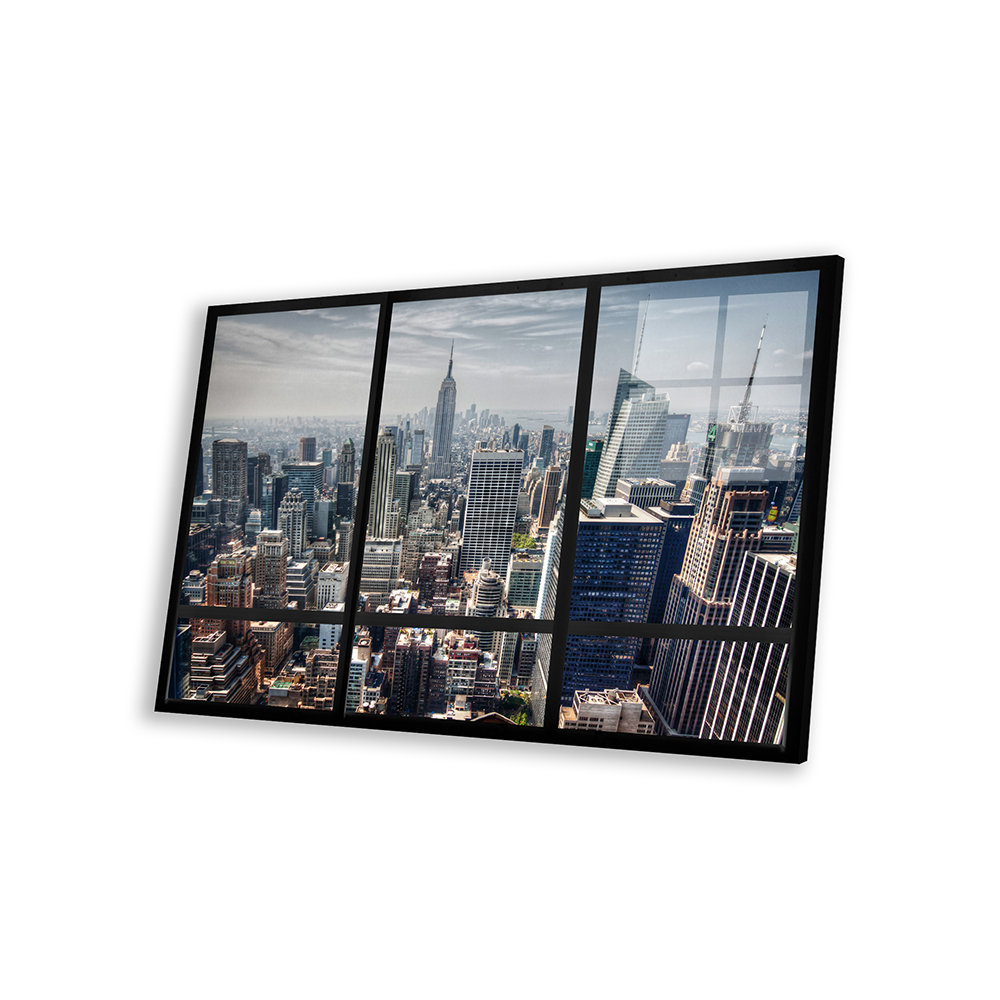 Latitude Run® " New York City Skyline Window View " by Unknown Artist ...
