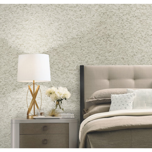 York Wallcoverings Shimmering Cork Peel & Stick Abstract Roll & Reviews ...