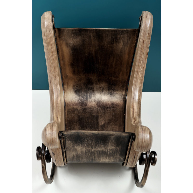 Canora Grey Daniel-Junior 16" Decorative Wooden Sledge | Handmade | Wayfair
