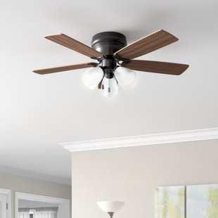 Bronze Large Room Ceiling Fans With Lights You'll Love | Wayfair