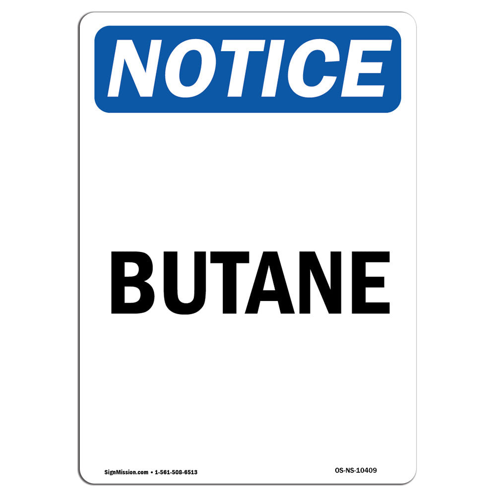 SignMission Butane Aluminum Sign 18 x 24 | Wayfair