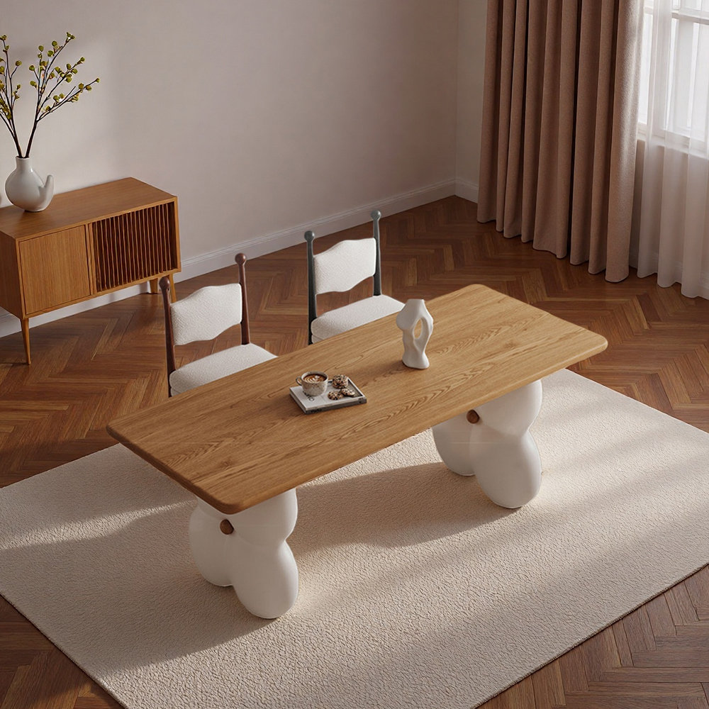 Corrigan Studio® Clover Design with Natural Aesthetics Table Set | Wayfair