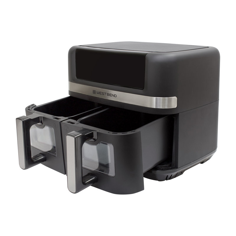 West Bend 10 Qt. Double UP Air Fryer with 15 Presets And Easy View ...