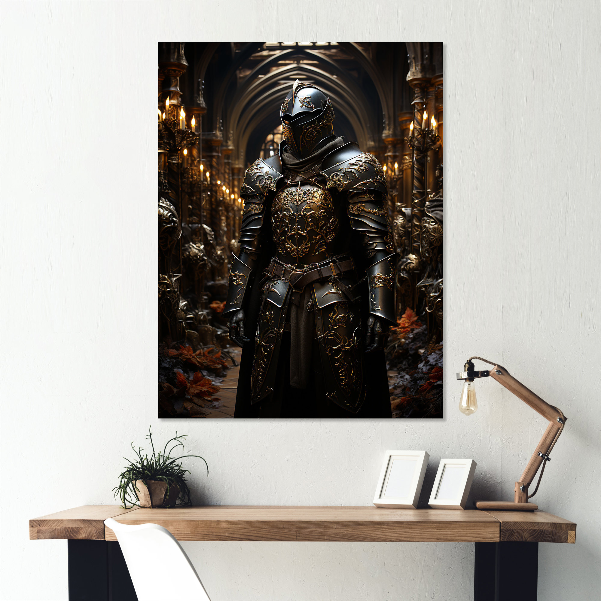 Winston Porter Medieval Knights Armor 2 - Military Metal Wall Art | Wayfair