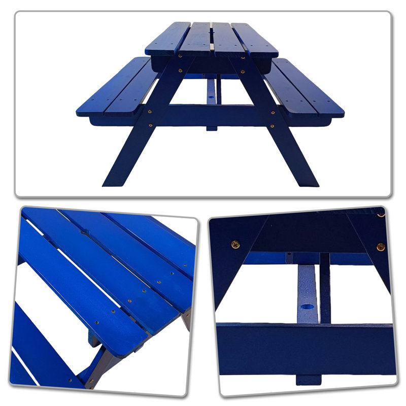 Ebern Designs Modern minimalist one-piece dining table and chairs with ...