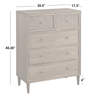 TMS Maxwell 5 Drawer 35.5" W Chest | Wayfair