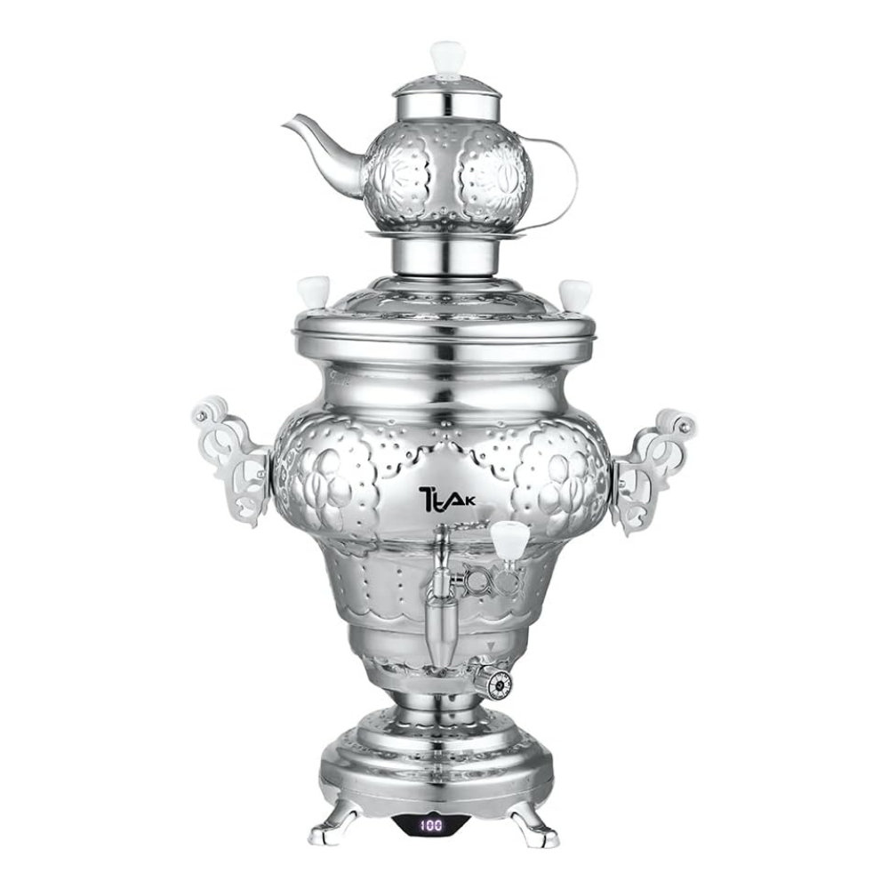 Ttak Houseware Electric Stainless Steel Samovar - Modern Traditional ...