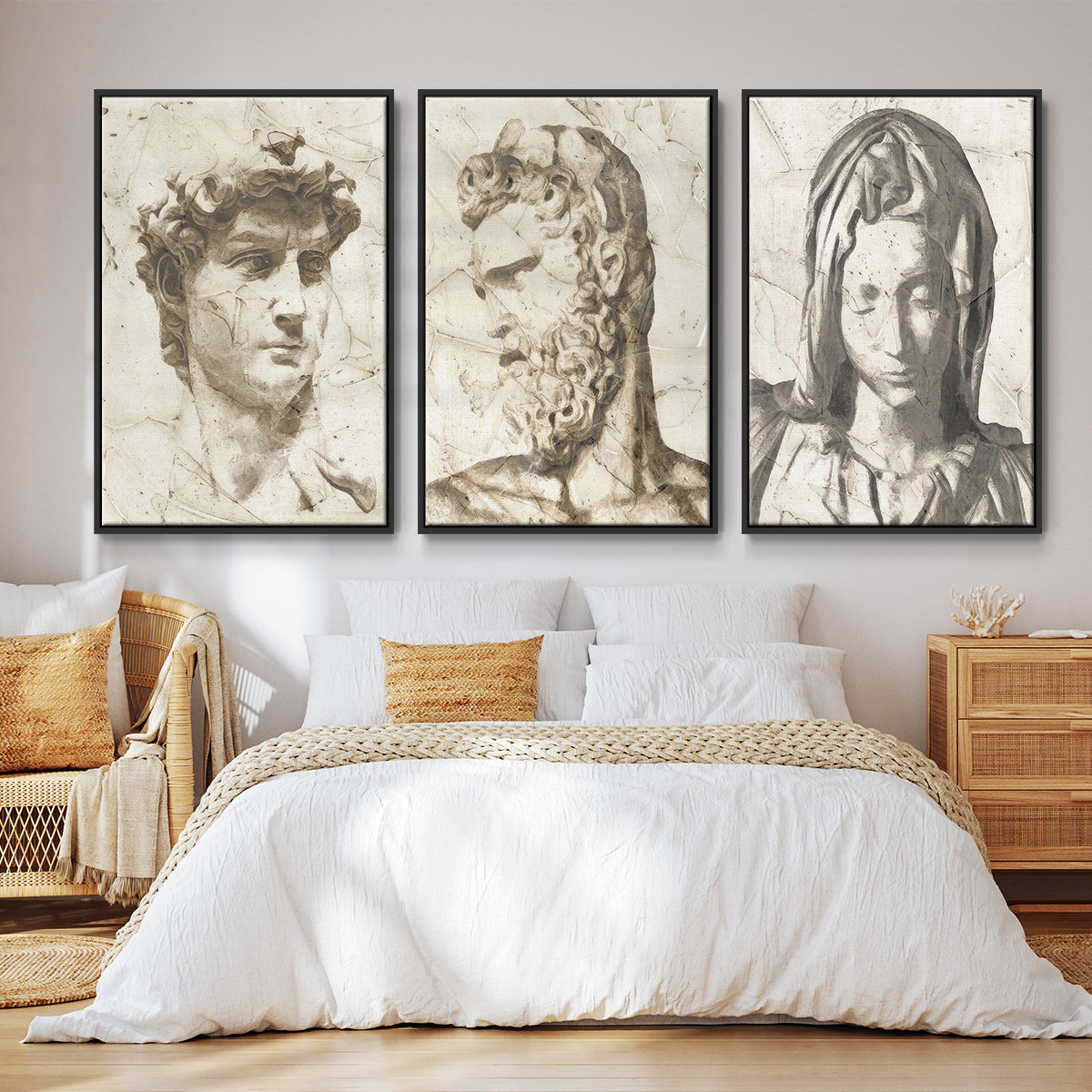 Wexford Home Classical Study I - 3 Piece Single Picture Frame Print Set ...
