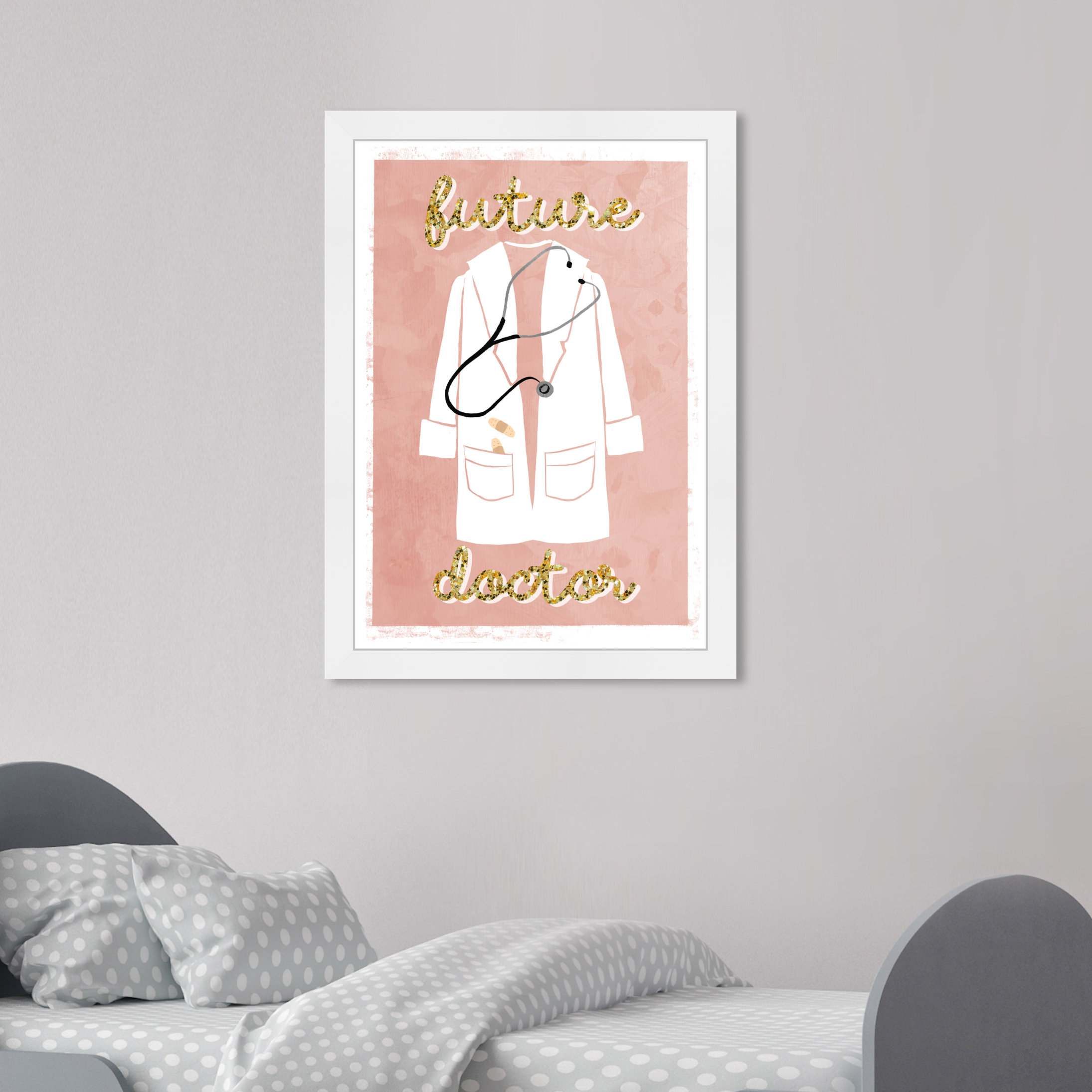Olivia's Easel Future Doctor Framed Art | Wayfair
