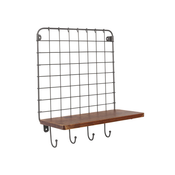 Rebrilliant Hollen Living Wall Key Organizer With Key Hooks & Reviews ...