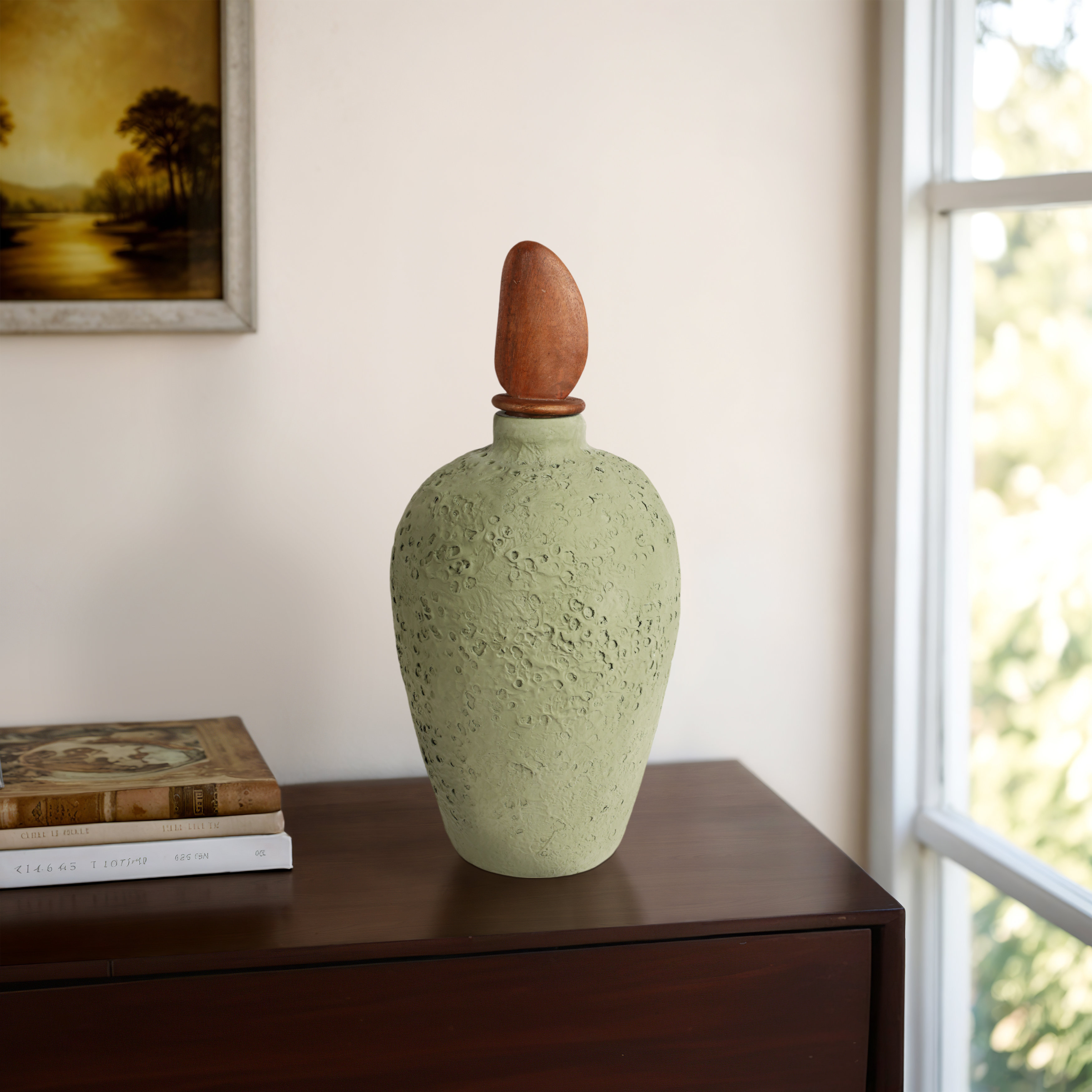 Dakota Fields 21" Ethan Large Green Omix Vase | Wayfair